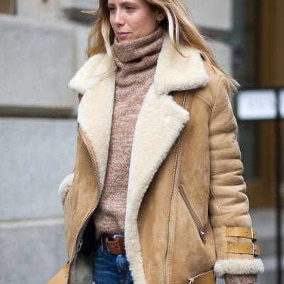 Styling Guide For Shearling Jackets | HOTLEATHERWORLD